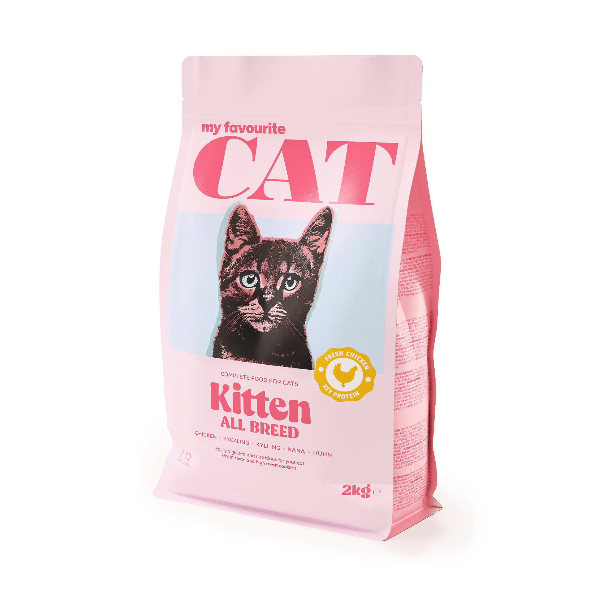 Köp My favourite CAT Kitten All Breed Chicken 2kg - Jämför pris - Kattly.se