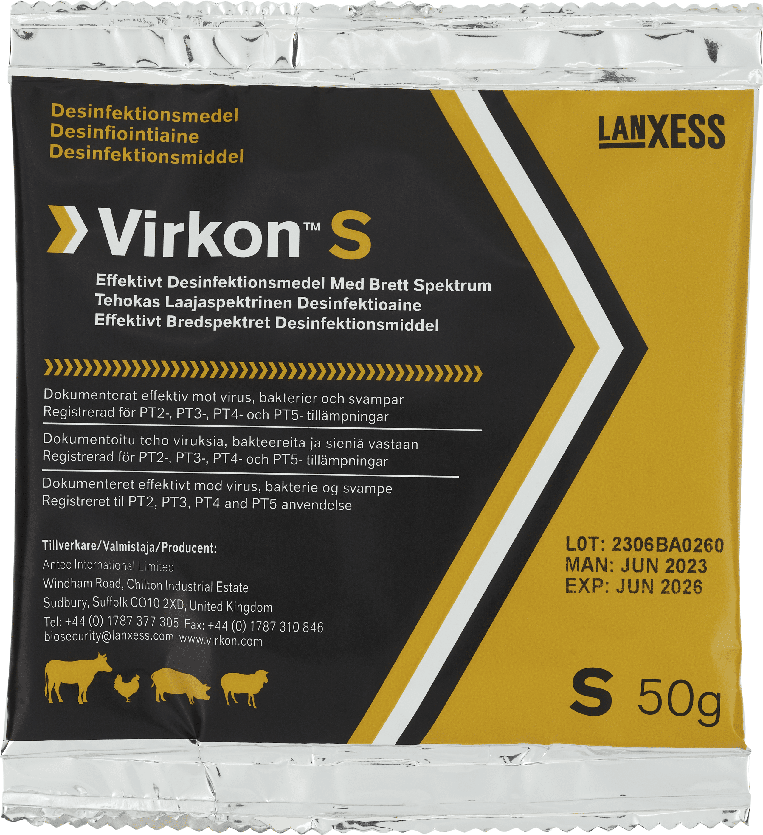 Köp Virkon S 50 g, desinfektionsmedel 50 g - Jämför pris - Kattly.se