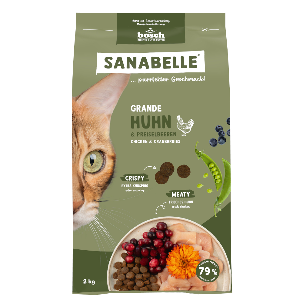 Köp Sanabelle Grande med kyckling - 2 kg - Jämför pris - Kattly.se