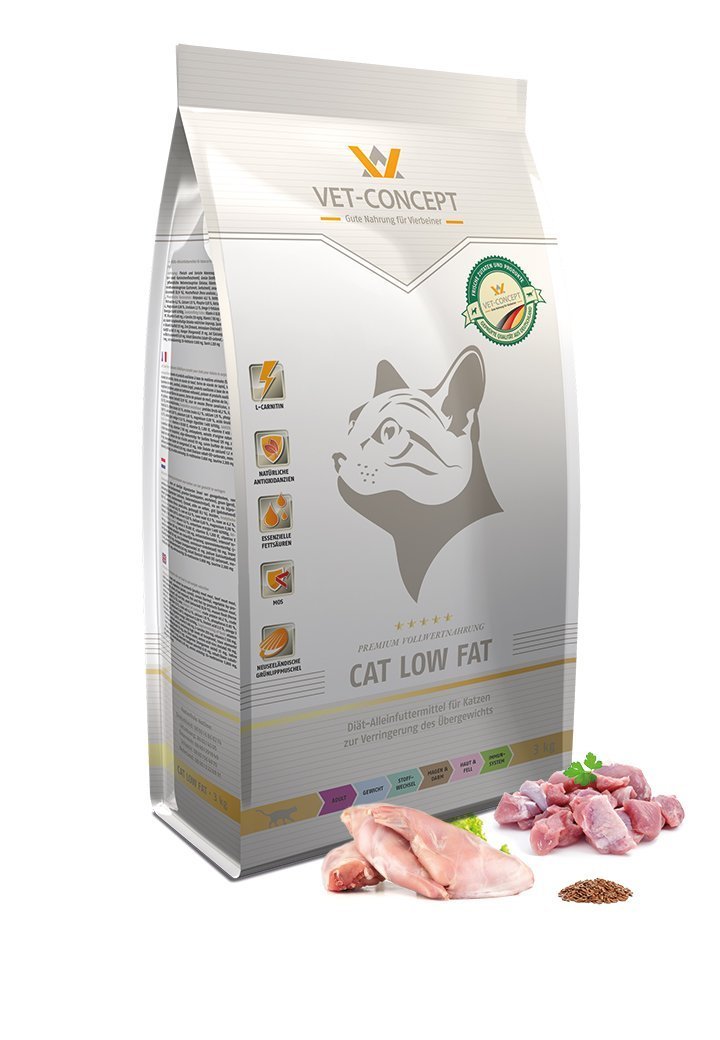 Köp Vet Concept Cat Low Fat 400 g för katter - Jämför pris - Kattly.se