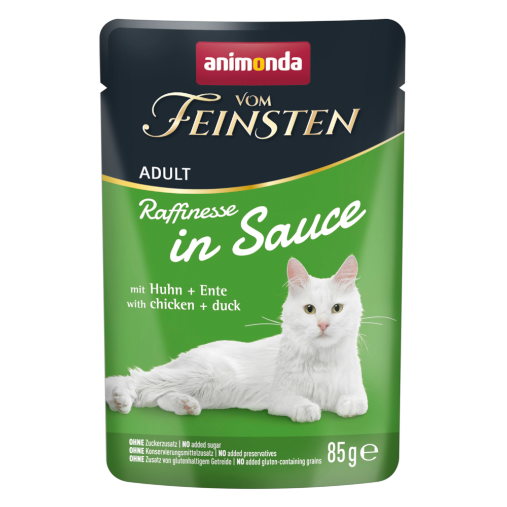 animonda vom Feinsten Adult Raffinesse in Sauce 24 x 85 g - med ...