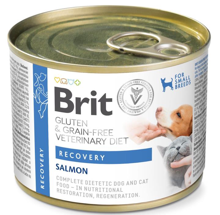 Jämför pris på Brit Recovery salmon våtfoder och hundar 6x200g